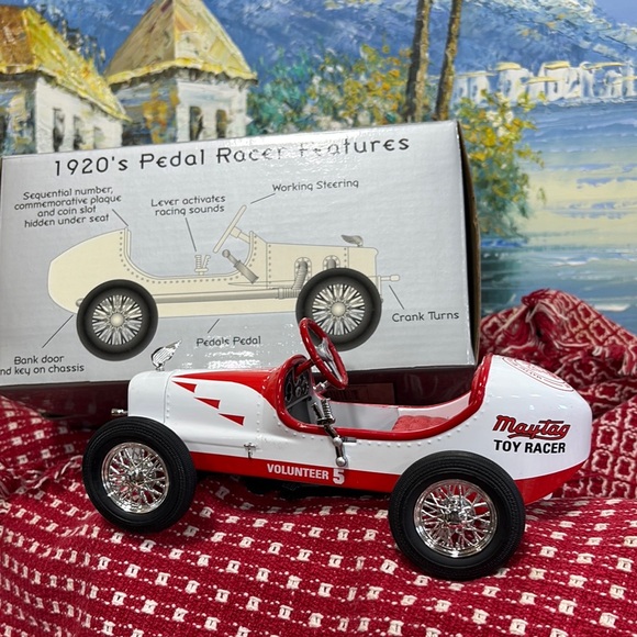 Pedal Car Racer | Accents | Maytag Toy Racer 92s Red And White Pedal ...